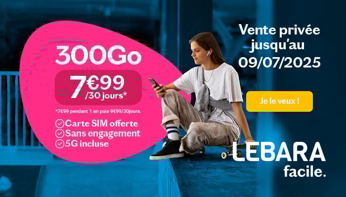 News Tech and Travel: 😎 Nouveau forfait 300 Go 5G en vente privée